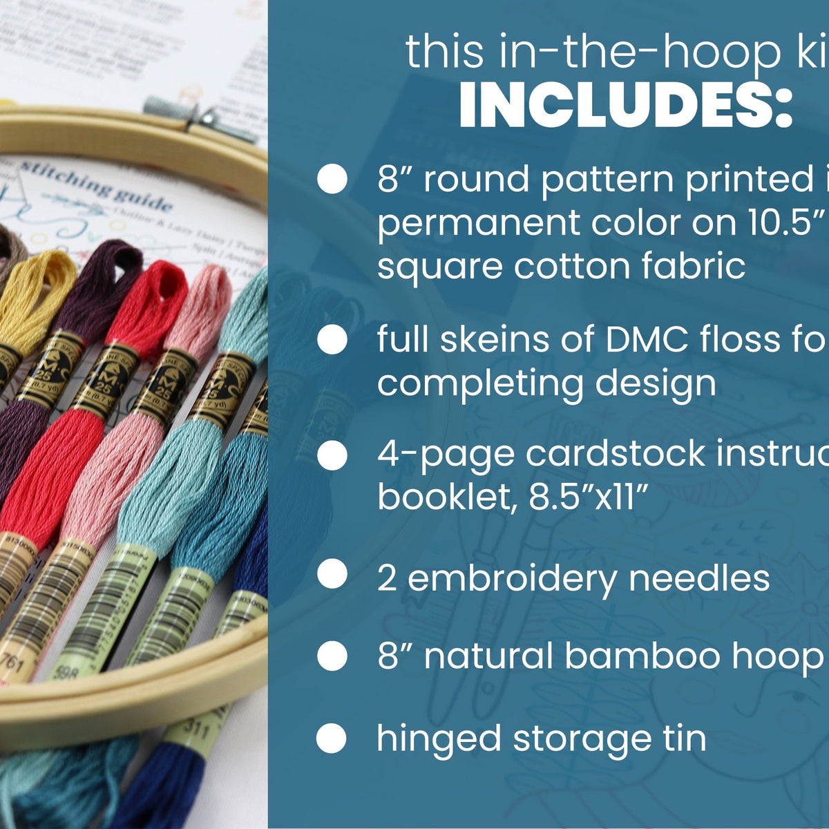 Creative Woman Crafts Maker Embroidery Kit by Stitched Stories, 8 in ...