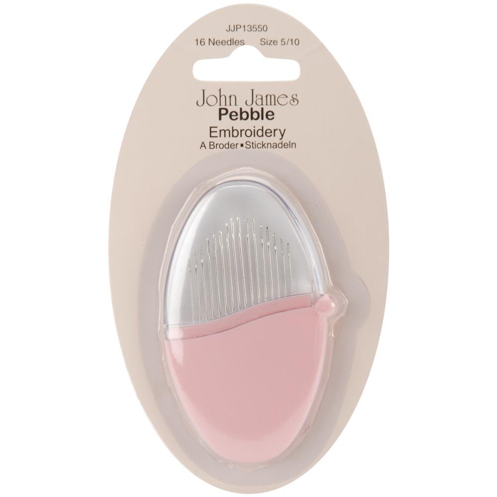 Embroidery Needles by John James 16 Pack Pebble – Stitched Stories