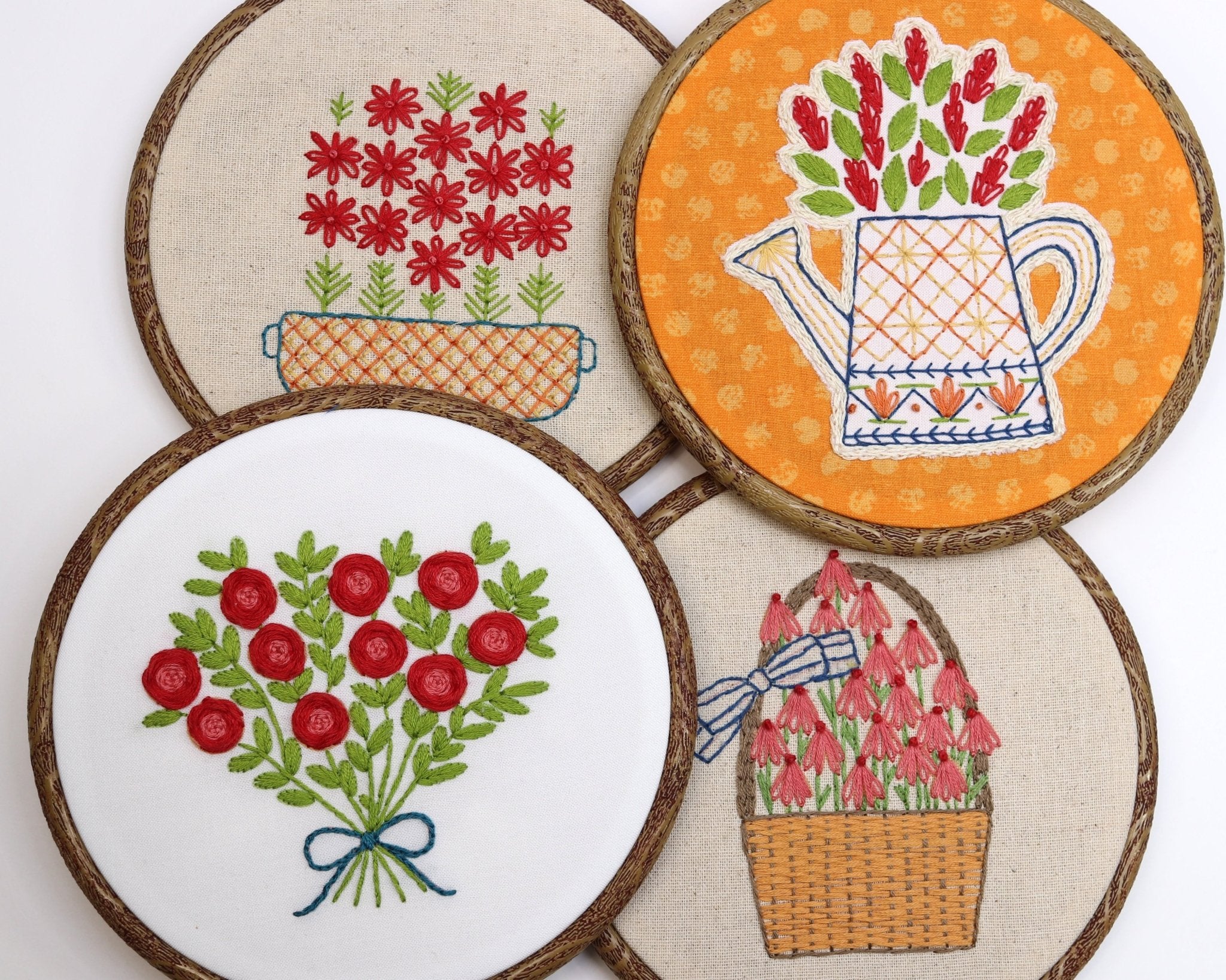 Stick and Stitch Embroidery Pattern Flower Bouquets, Sulky, Stitched ...
