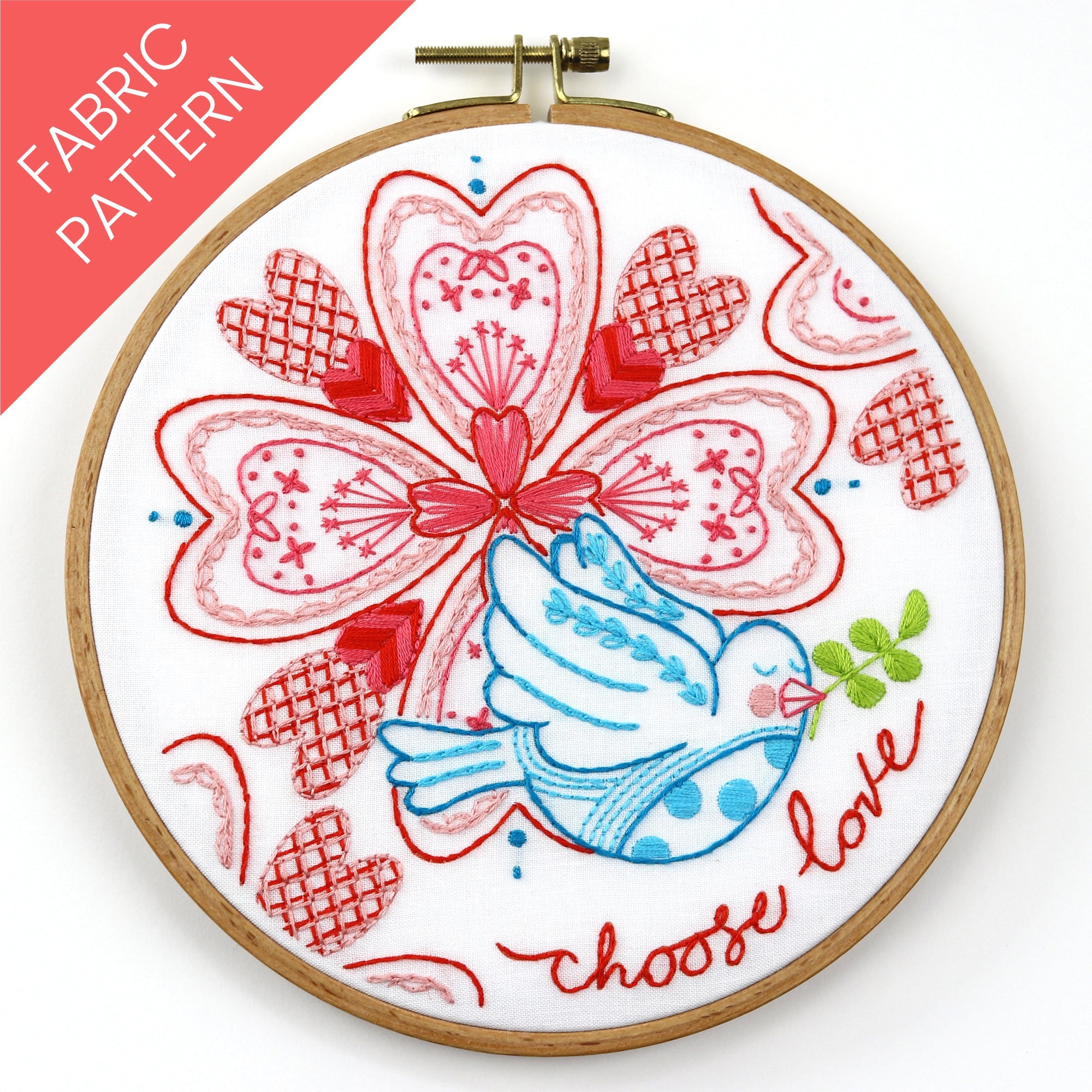 Embroidery Patterns - Pre Printed Fabric, Cotton, Stitched Stories